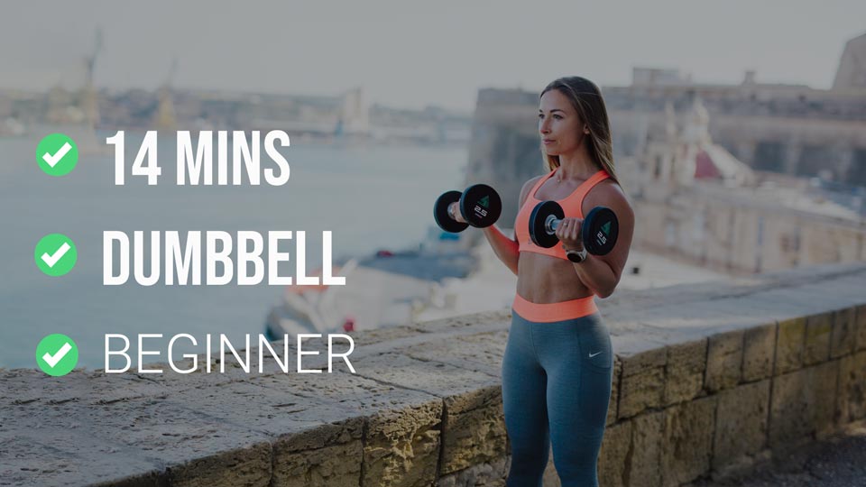 Express Dumbbell Circuit Training for Beginners | Active Spirit Community